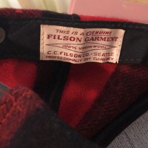 Filson | Accessories | Vintage Filson Red Buffalo Plaid Hunting Hat ...